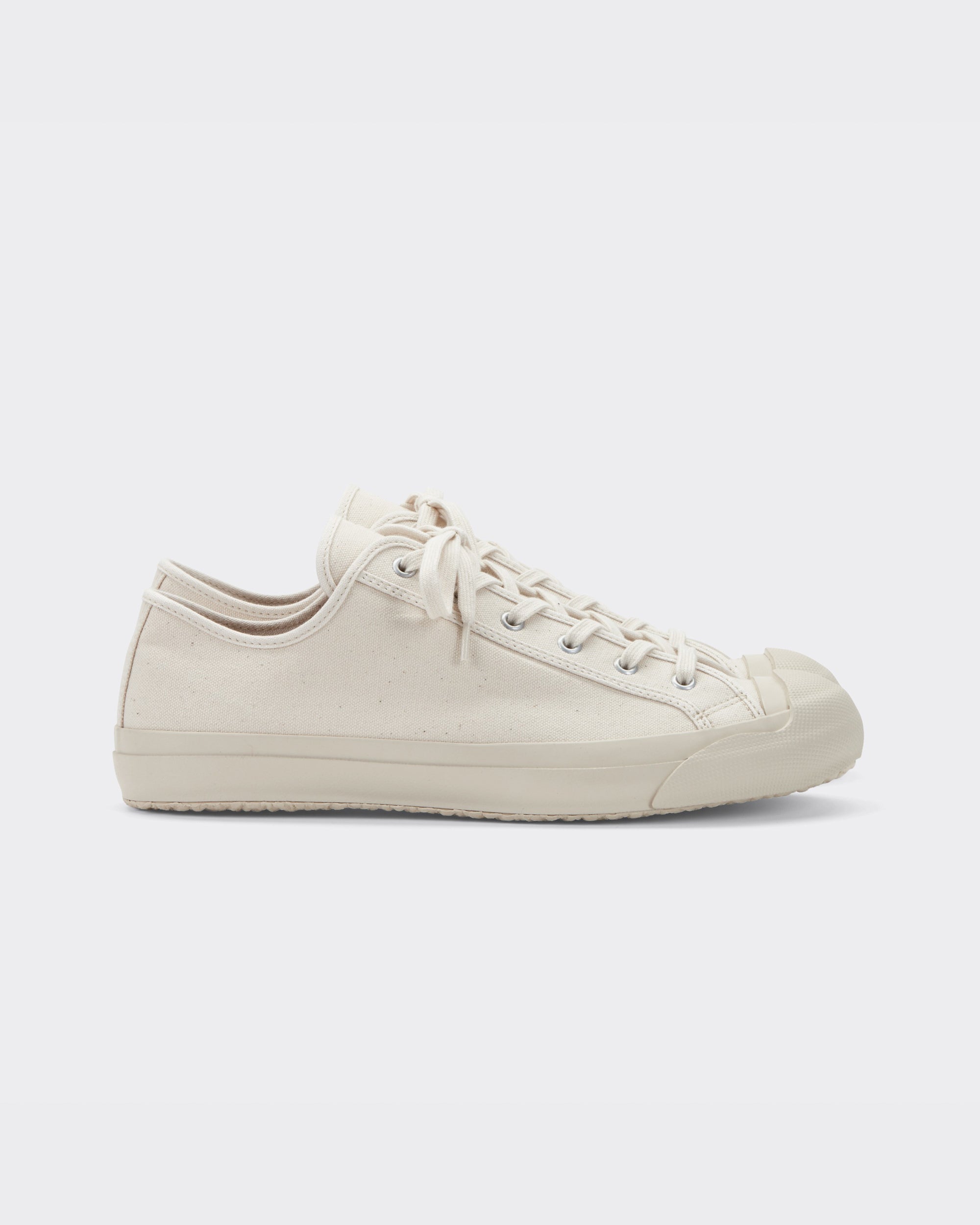 Doek : "Court" Shoe : Ecru – Beige Habilleur