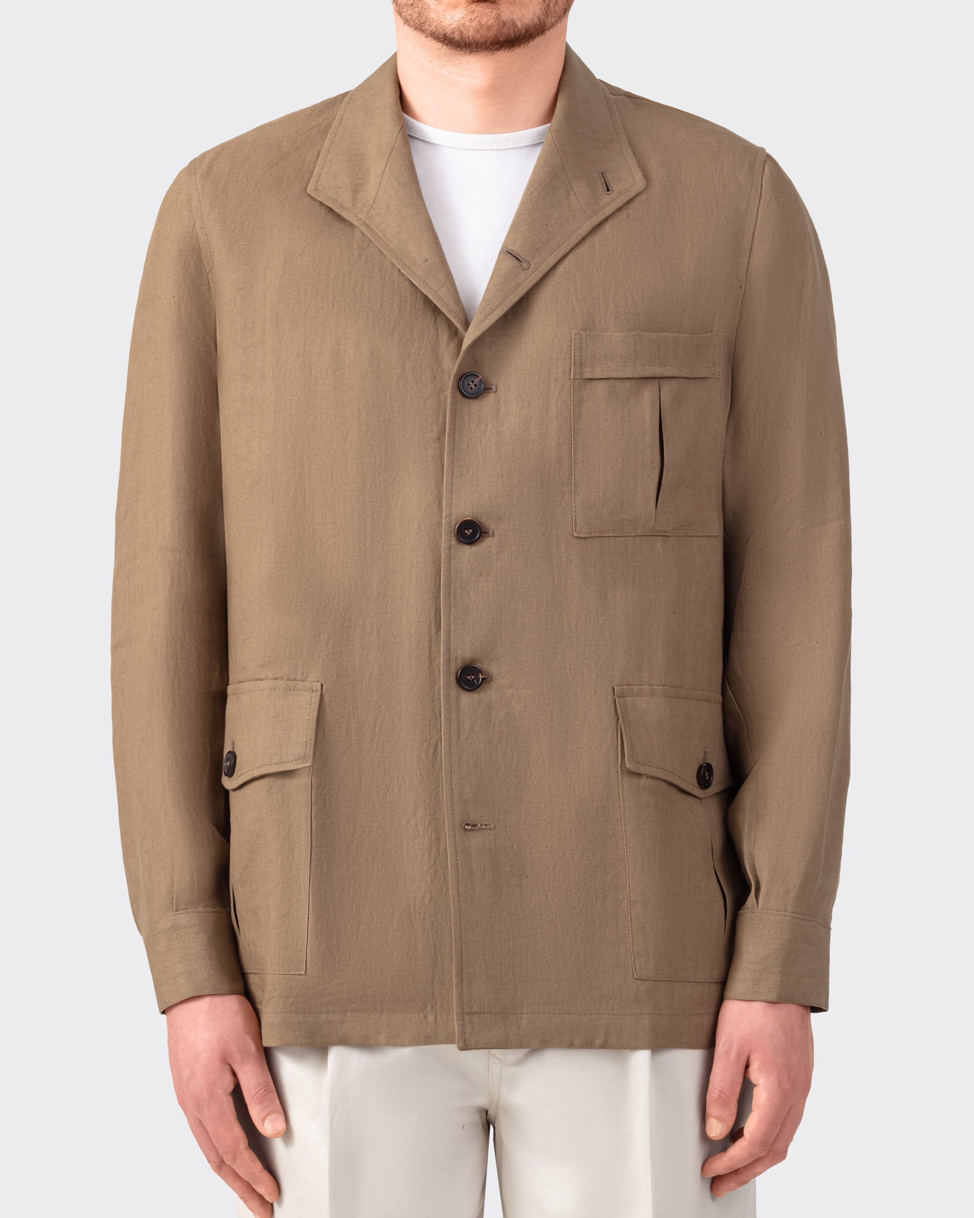 Justo Gimeno for BEIGE : French Linen Safari Teba : Beige – Beige Habilleur